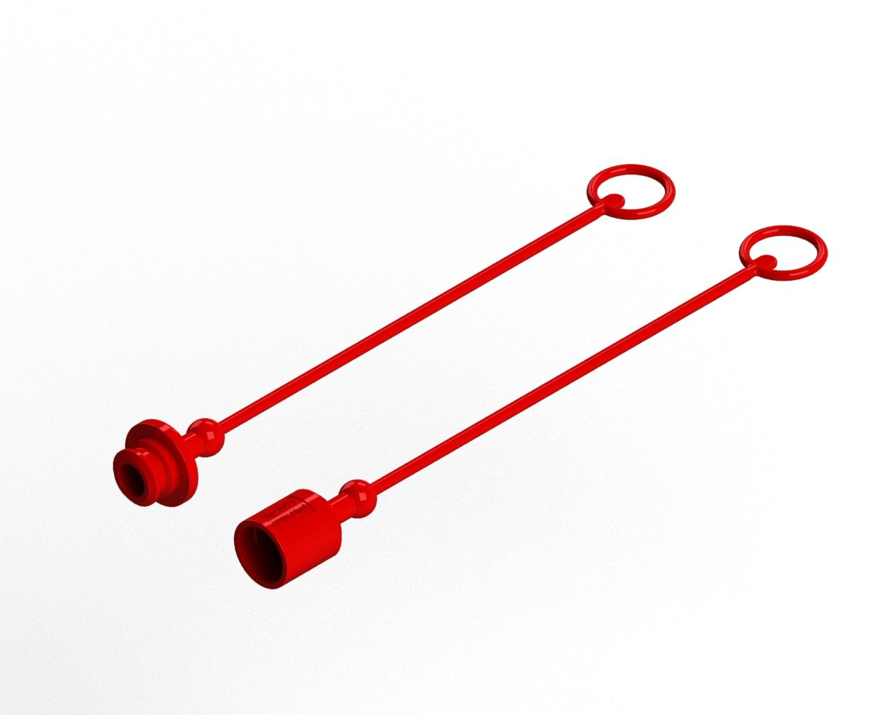 Dust cover for SVK socket according to ISO 7241-1A QRC-HP-12-DF-27-K/1 ...