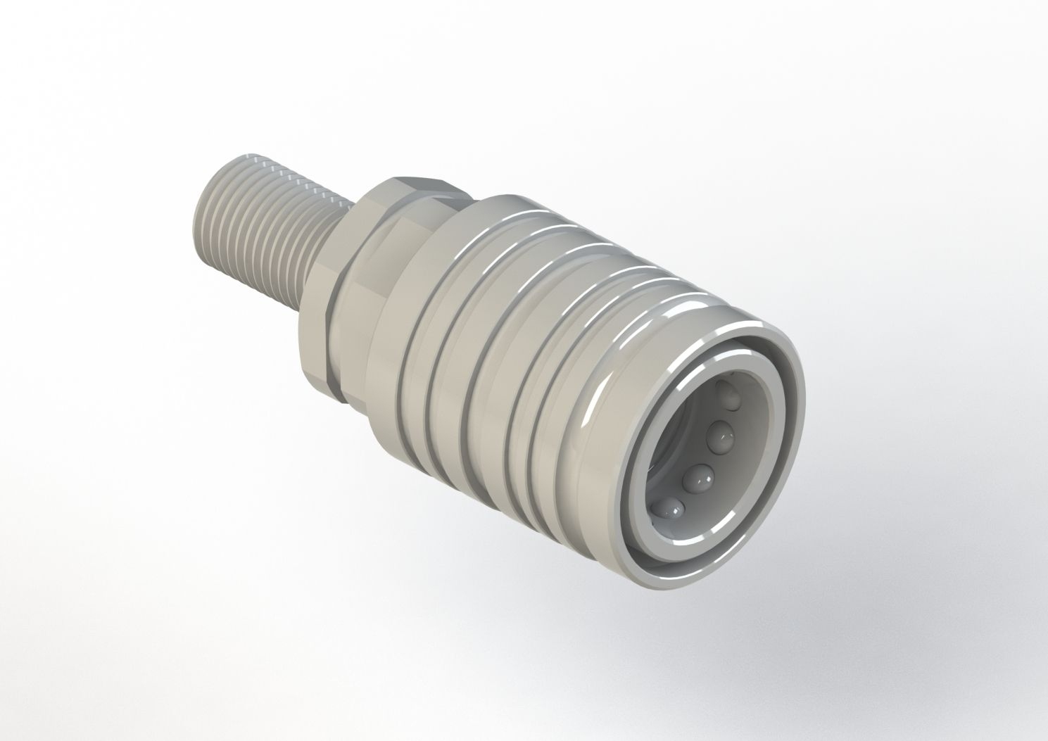 SVK socket with Schott according to ISO 7241-1A QRC-HP-19-F-22LB-BT-W66 ...