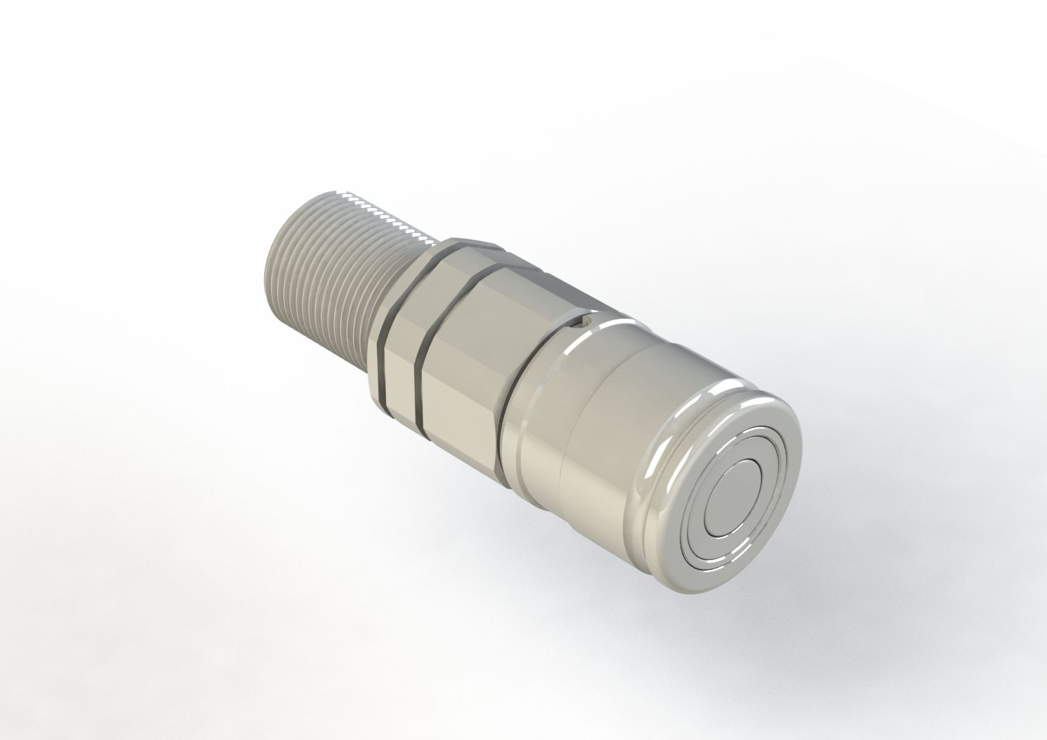 6100068075 - Flat-Face coupling socket with Schott according to ISO 16028